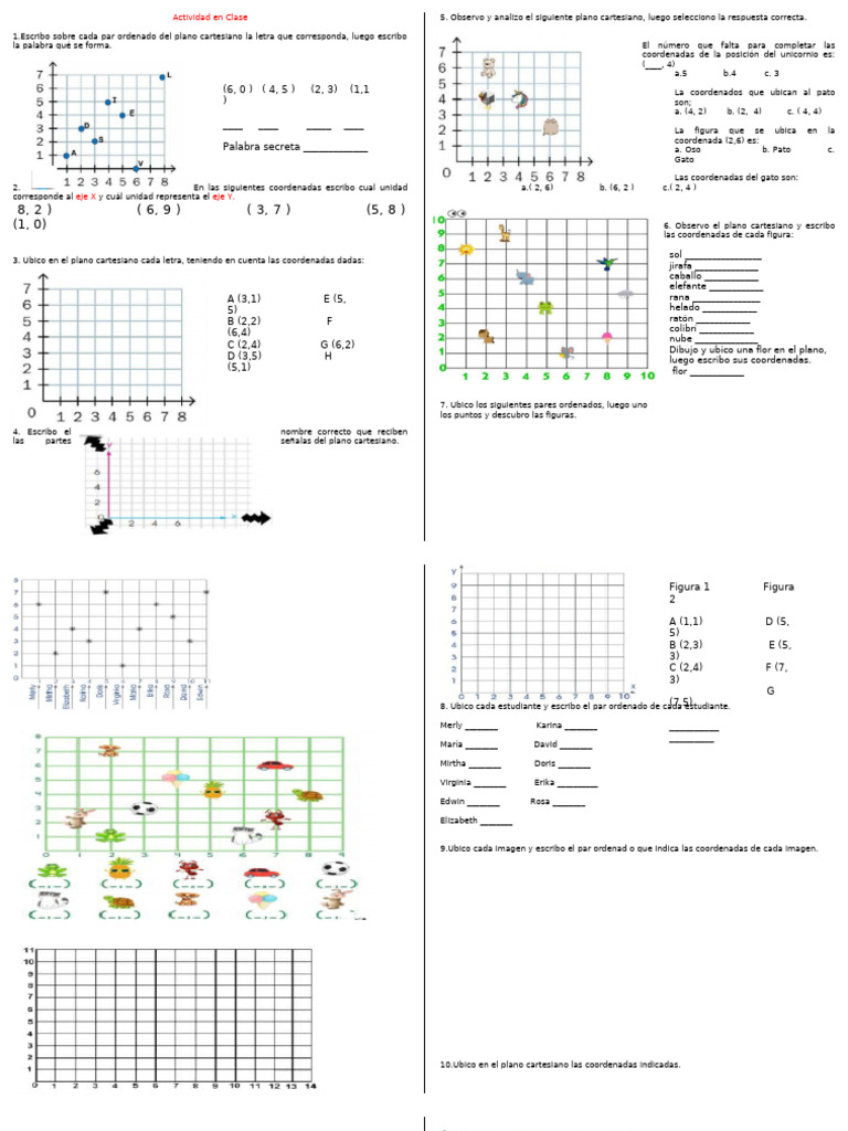 Plano Cartesiano Adri-1 | PDF | Matemática Elemental | Física Matemática