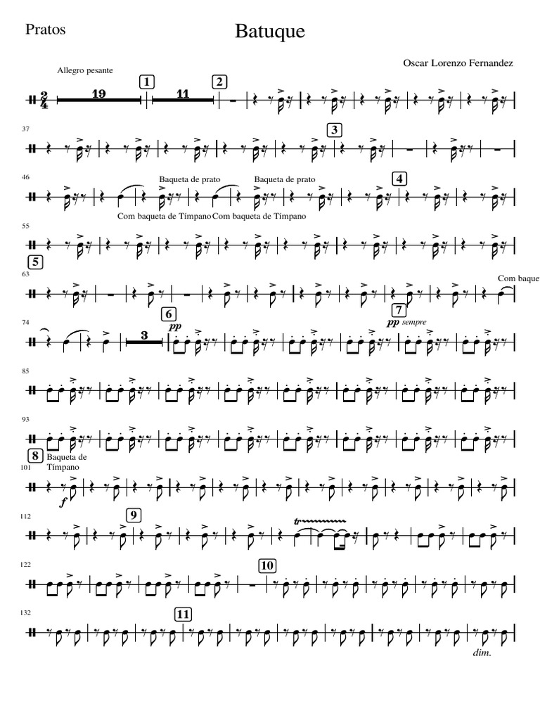 Batuque - Oscar Lorenzo Fernandez-Pratos | PDF