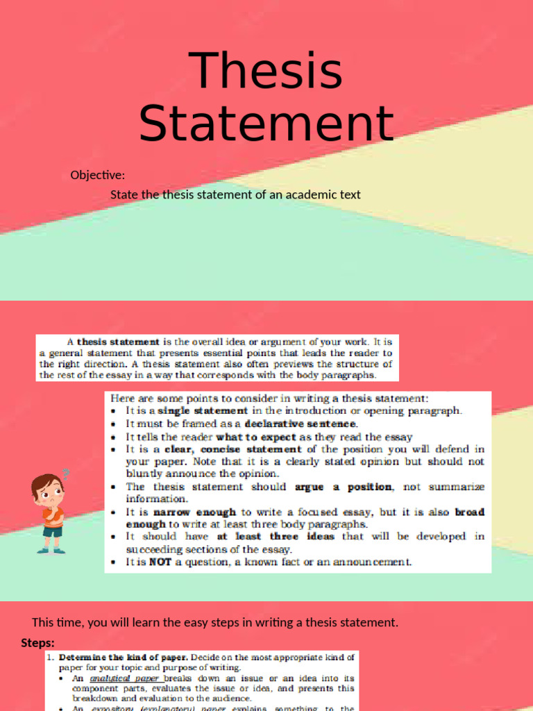 EAPP W4 Thesis Statement | PDF