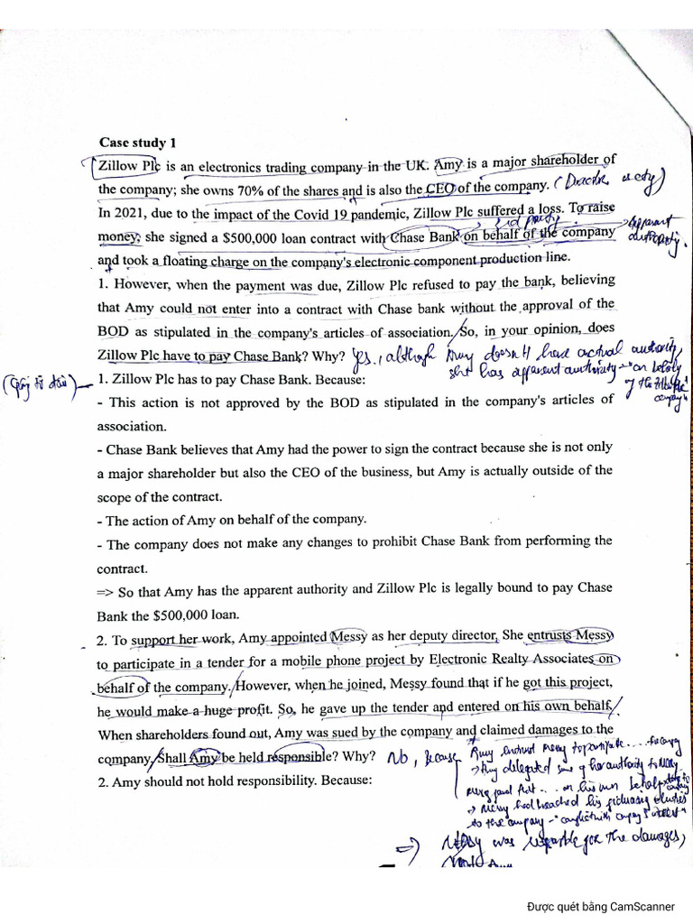 Case Study Law 2 | PDF