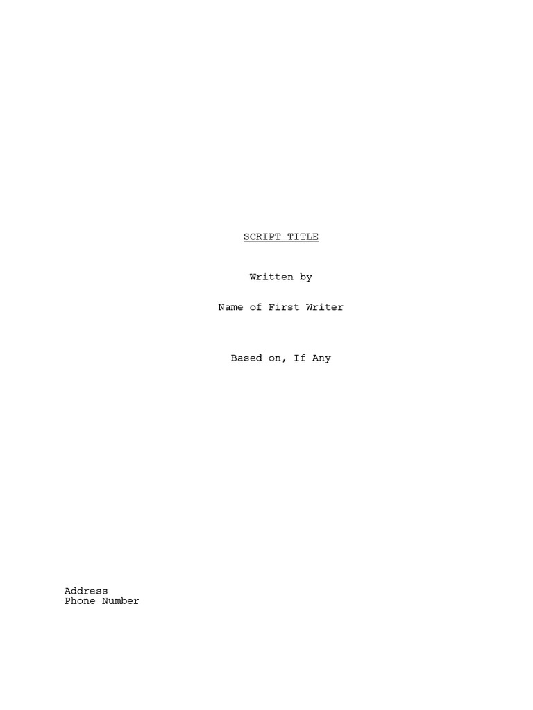 Modelito Capitulo Piloto | PDF