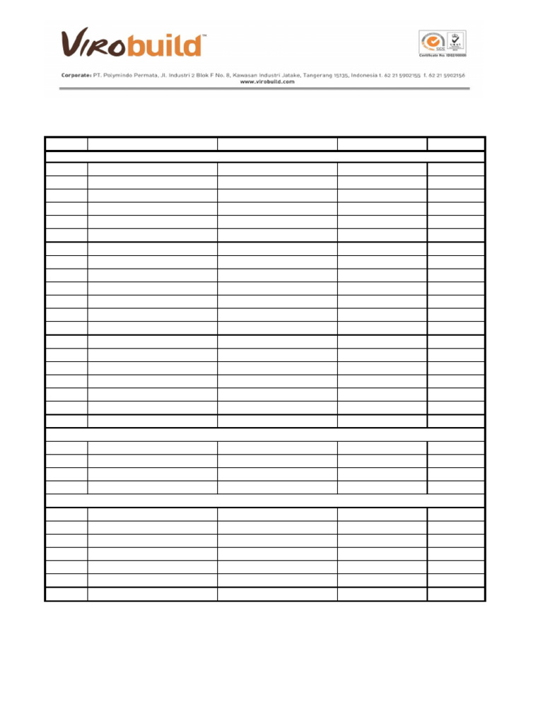 Virosurface Matting Price List | PDF