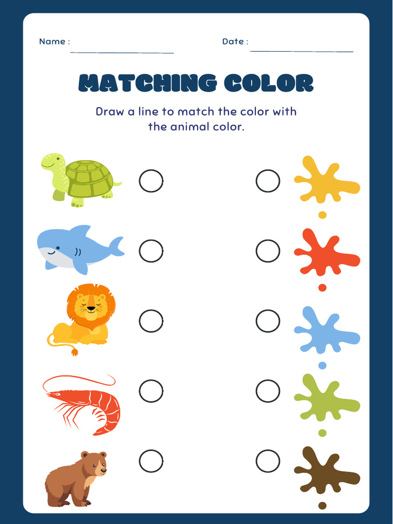 Worksheets Colour | PDF