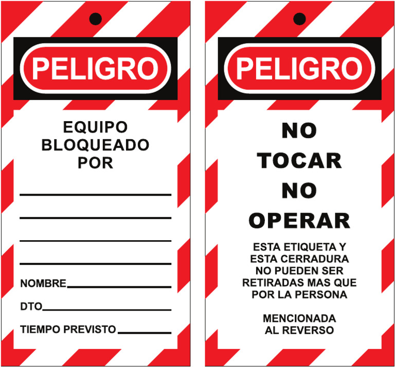Tarjeta Bloqueo | PDF