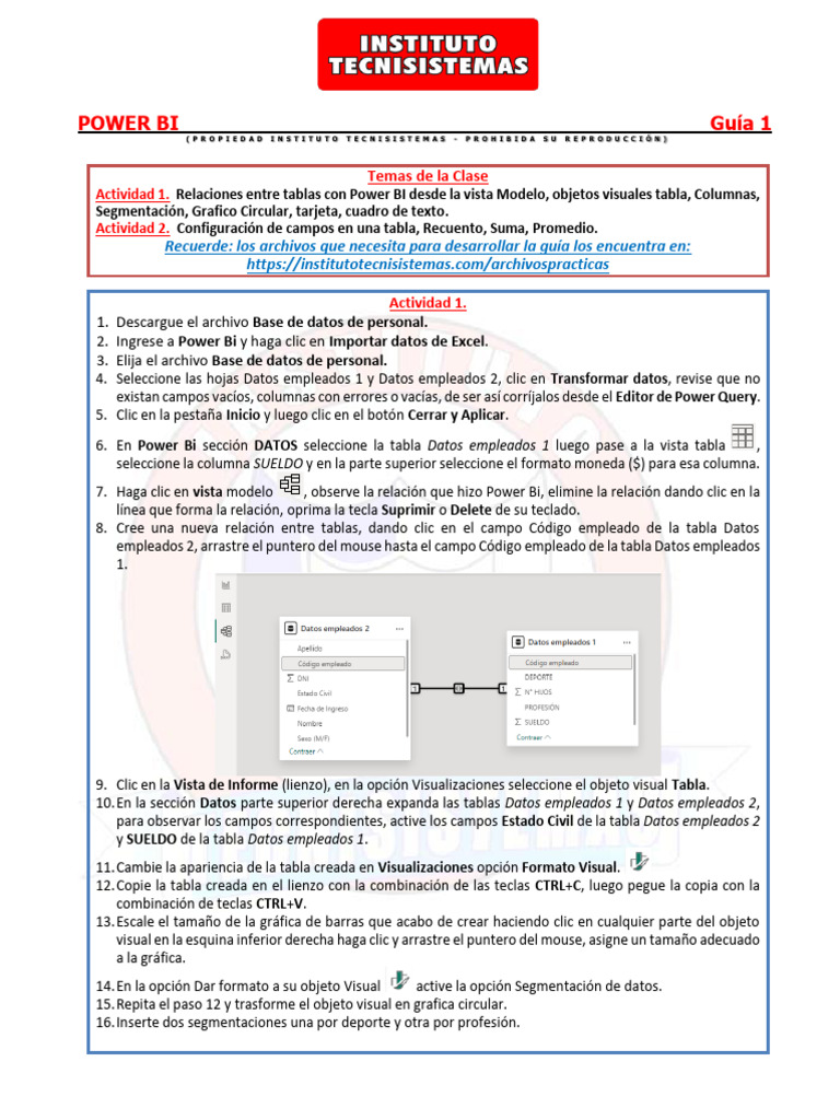 Guía Power BI 2025: Tutorial Práctico | PDF | Color | Informática
