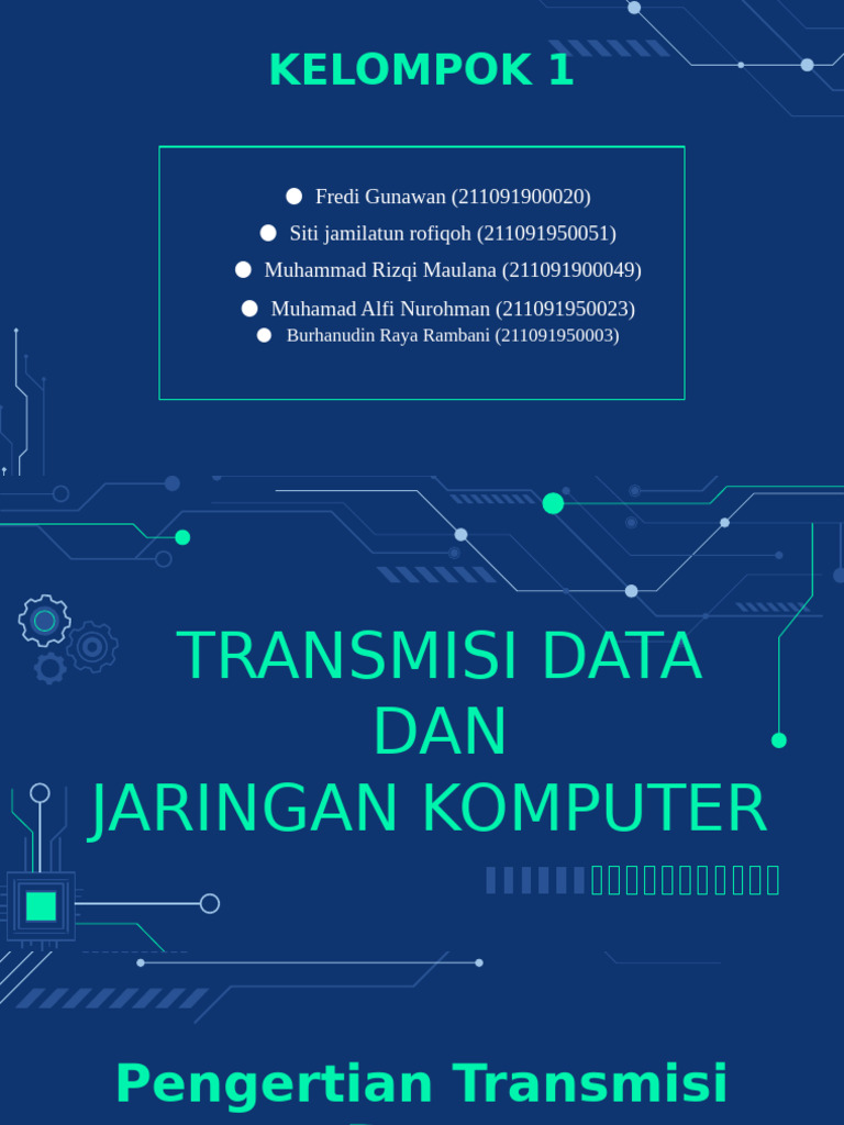 Pengertian dan Jenis Transmisi Data | PDF