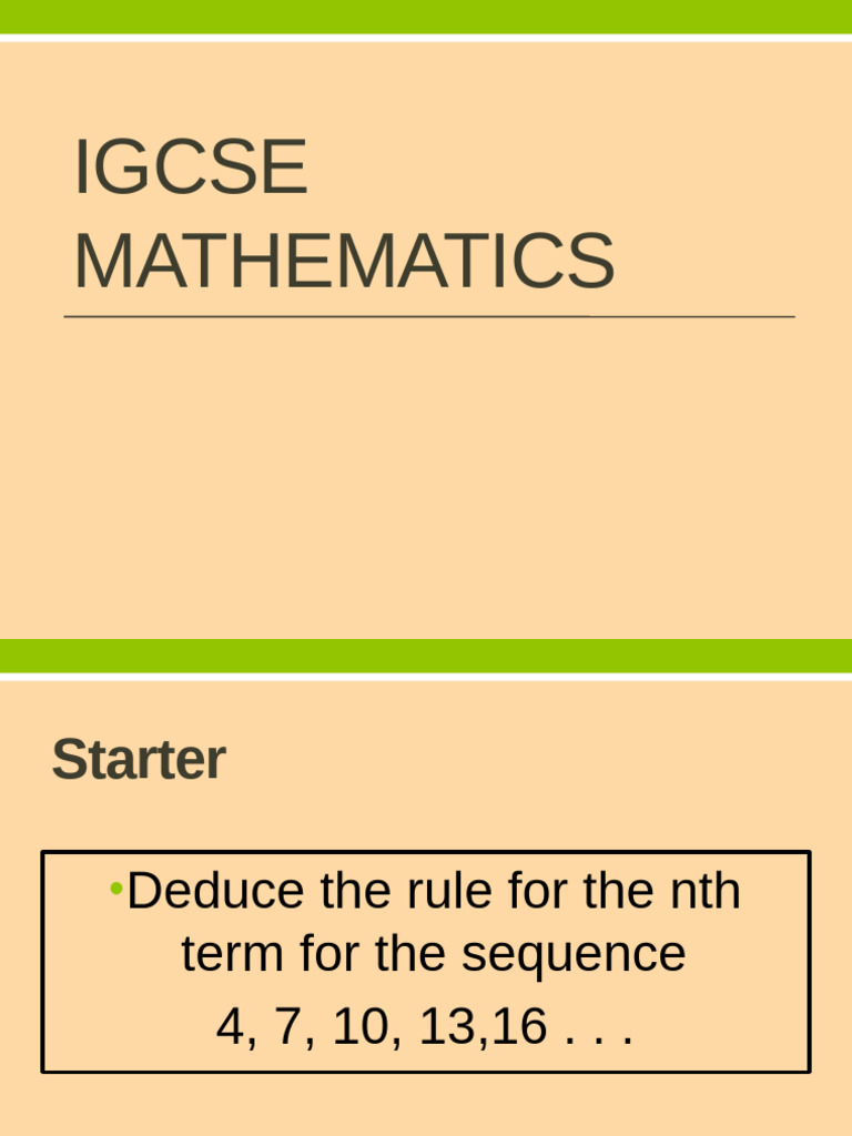 With Answer Quadratic Sequences | PDF