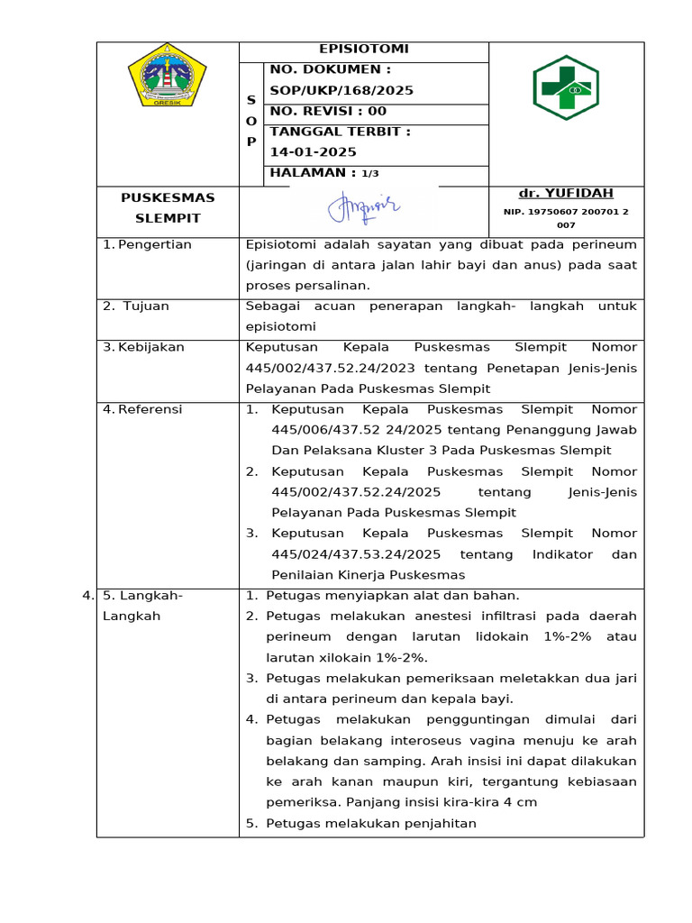 Episiotomi 2025 | PDF