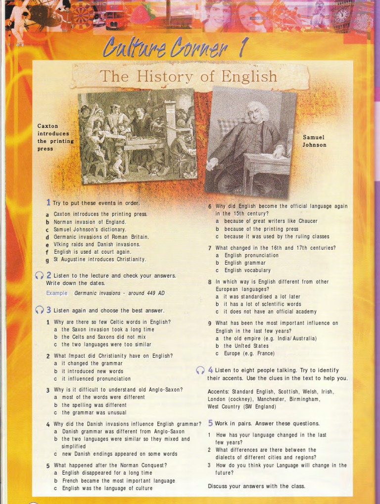 History and Evolution of English | PDF
