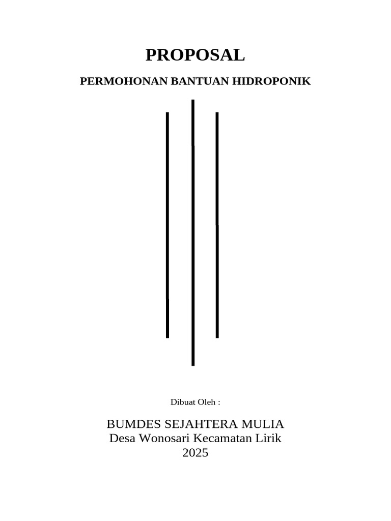 Proposal Hidroponik Melon 2025 | PDF