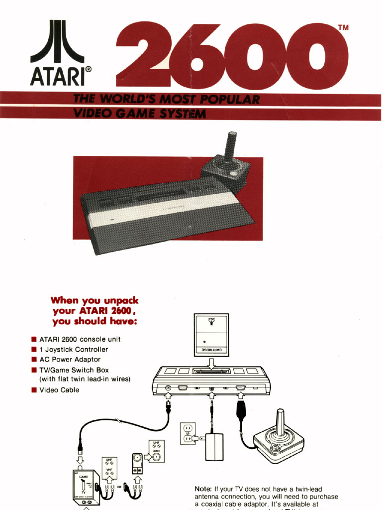 Atari 2600 1986 Atari US | PDF