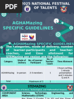 AGHAMazing SPECIFIC GUIDELINES FOR 2025 NFOT STEmazing - Version2.0 | PDF | Science, Technology ...