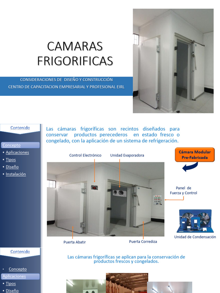 Diseño De Cámaras Frigoríficas Pdf Calor Aislamiento Térmico