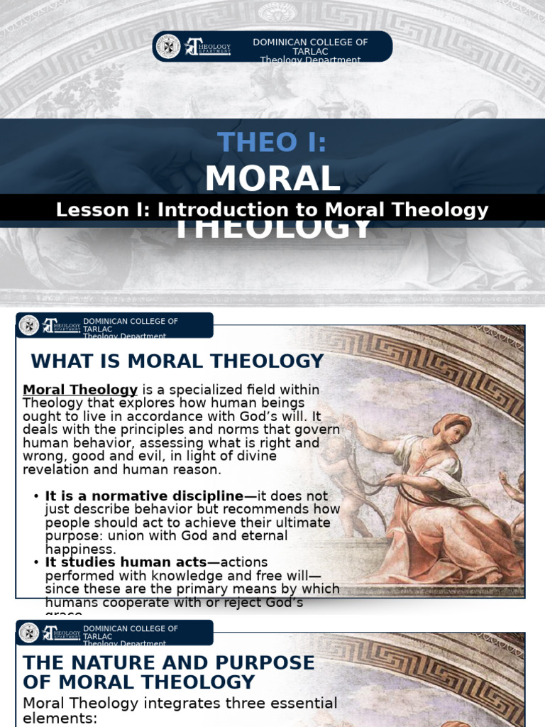 Introduction to Moral Theology | PDF | Thomas Aquinas | Natural Law