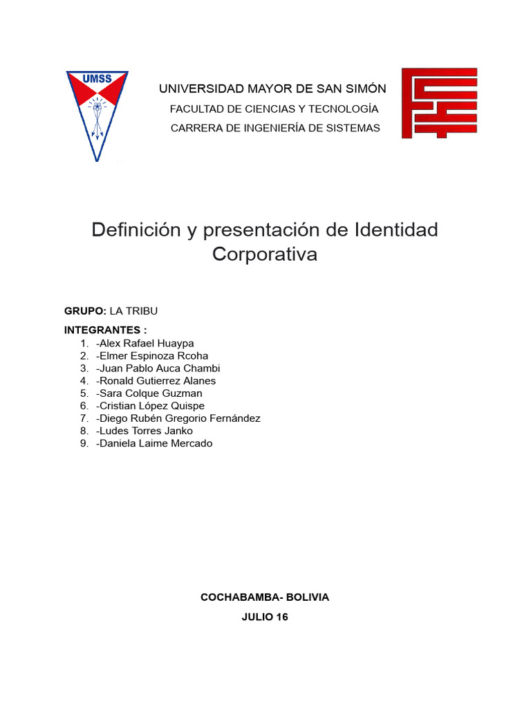 Definición y Presentación de Identidad Corporativa | PDF