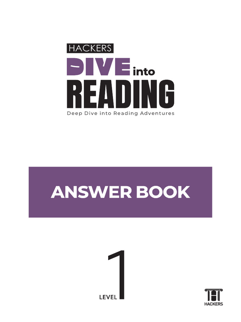 Hackers Dive Into Reading Lv1 해설 PDF | PDF