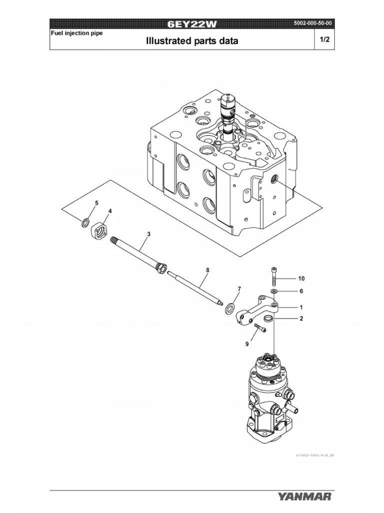 Fuel Injection Pipe Parts for Honda ACH110CSFH | PDF