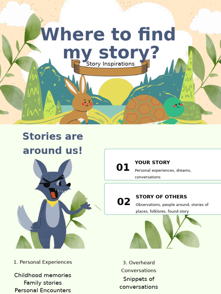 Finding Inspiration for Your Story | PDF