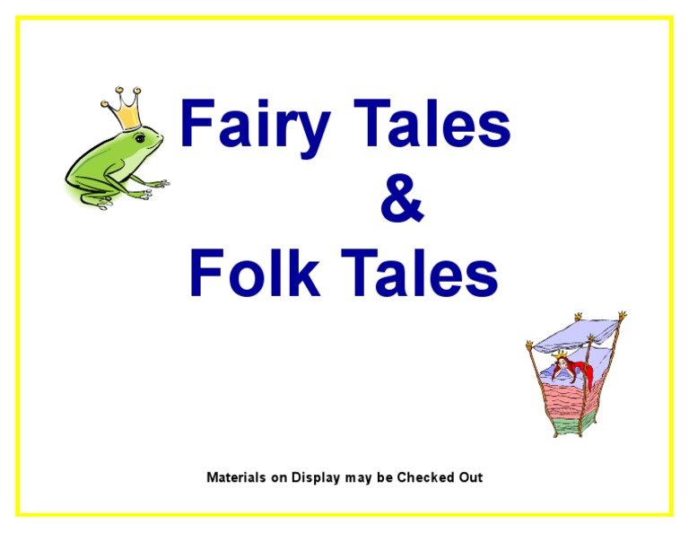Fairy Tales and Folk Tales | PDF
