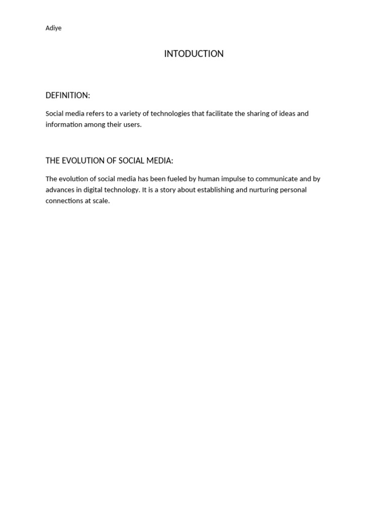 Intoduction | PDF
