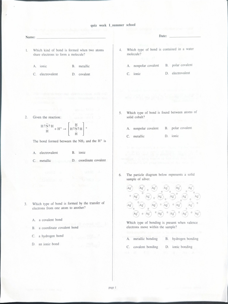 Week 1 - Summer School | PDF