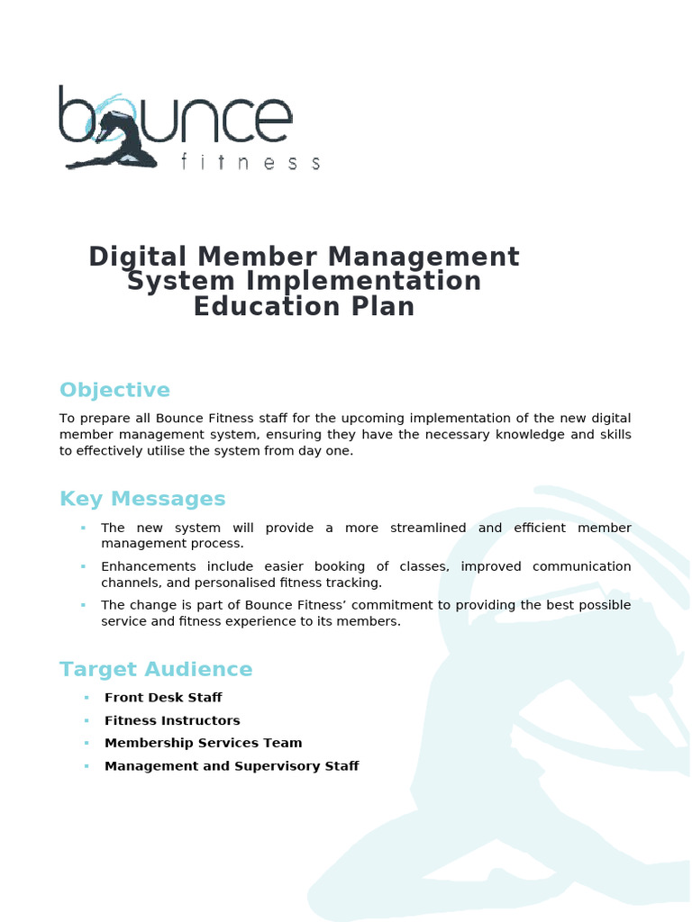Digital Member Management Training Guide | PDF | Employee Retention ...