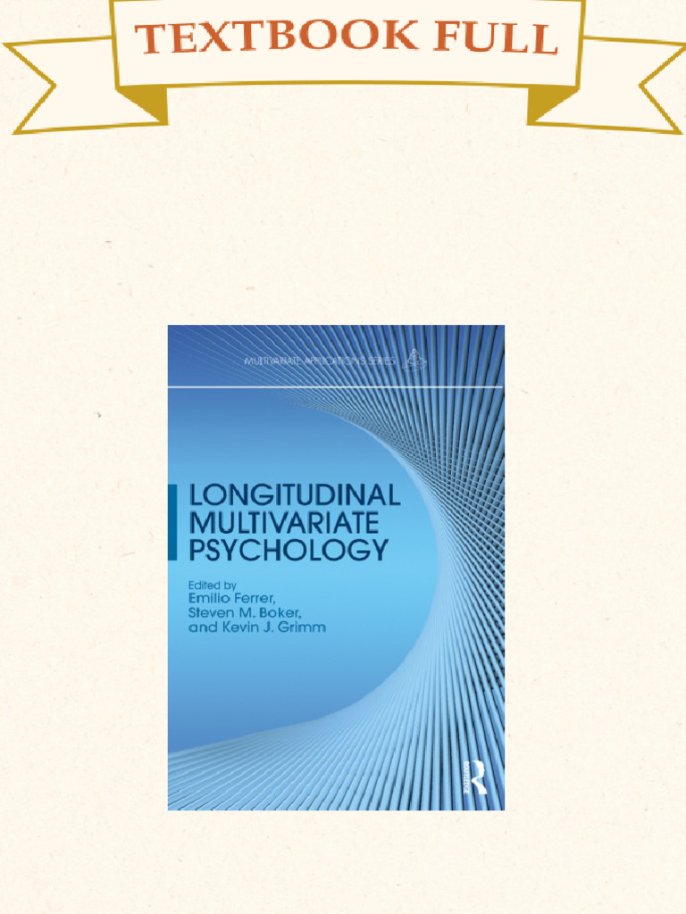 Longitudinal Multivariate Psychology Emilio Ferrer Download Pdf Logistic Function Fixed