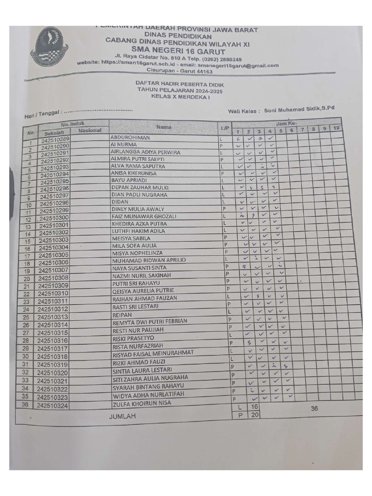 Presensi Siswa Compressed Pdf