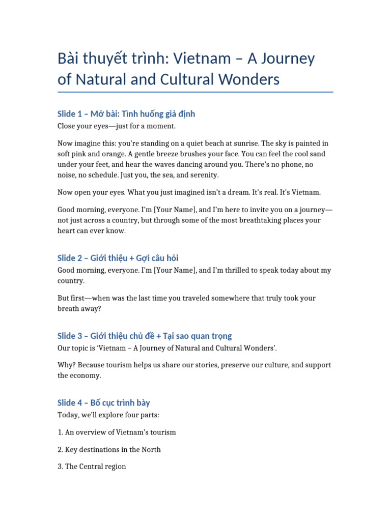 Vietnam Presentation 11 Slides | PDF
