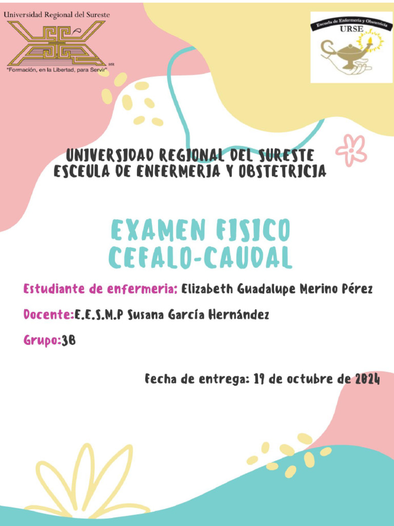 Exploración Céfalo | PDF | Anatomía humana | Anatomía