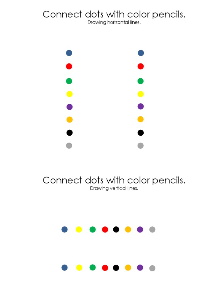 Pre-Writing Activity: Drawing Horizontal Vertical Lines | PDF