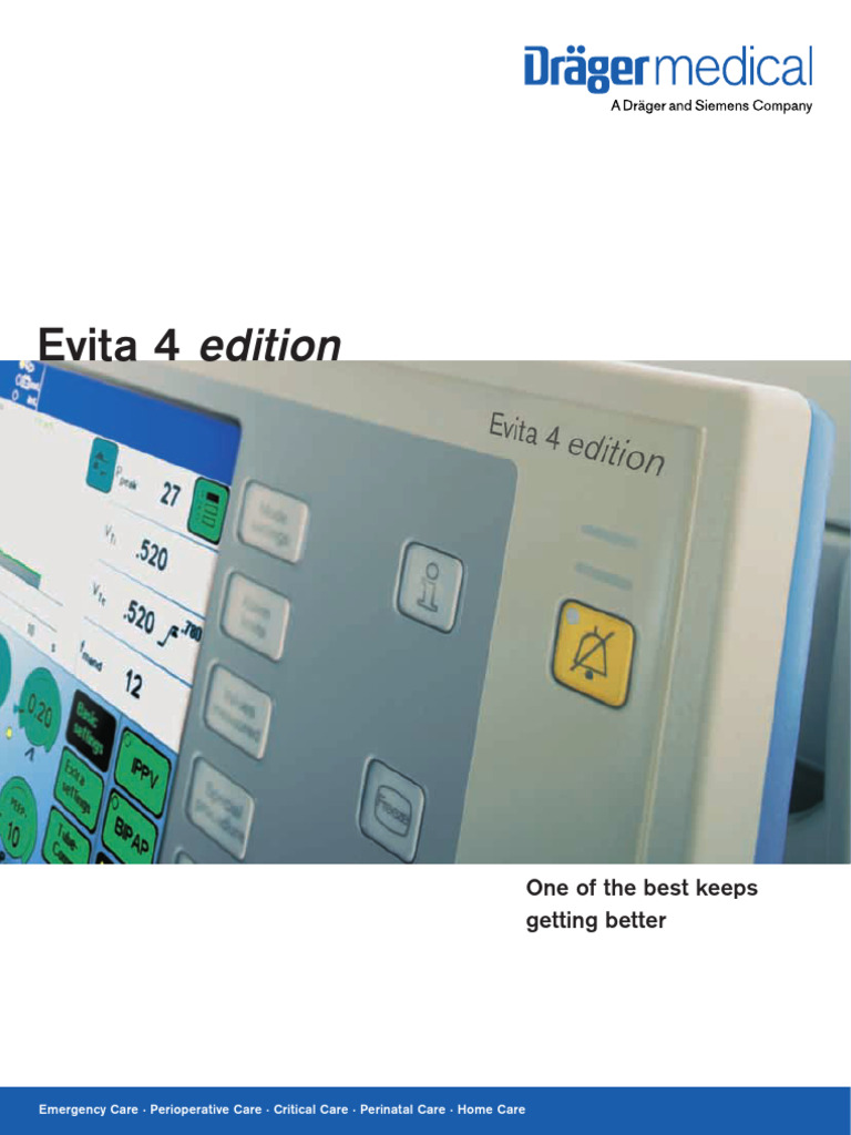 Evita 4: Advanced ICU Ventilator Solutions | PDF | Clinical Medicine