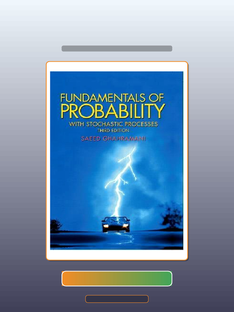 Fundamentas of Probability With Stochastic Processs 3rd Edition HQ File Fast Access | PDF ...