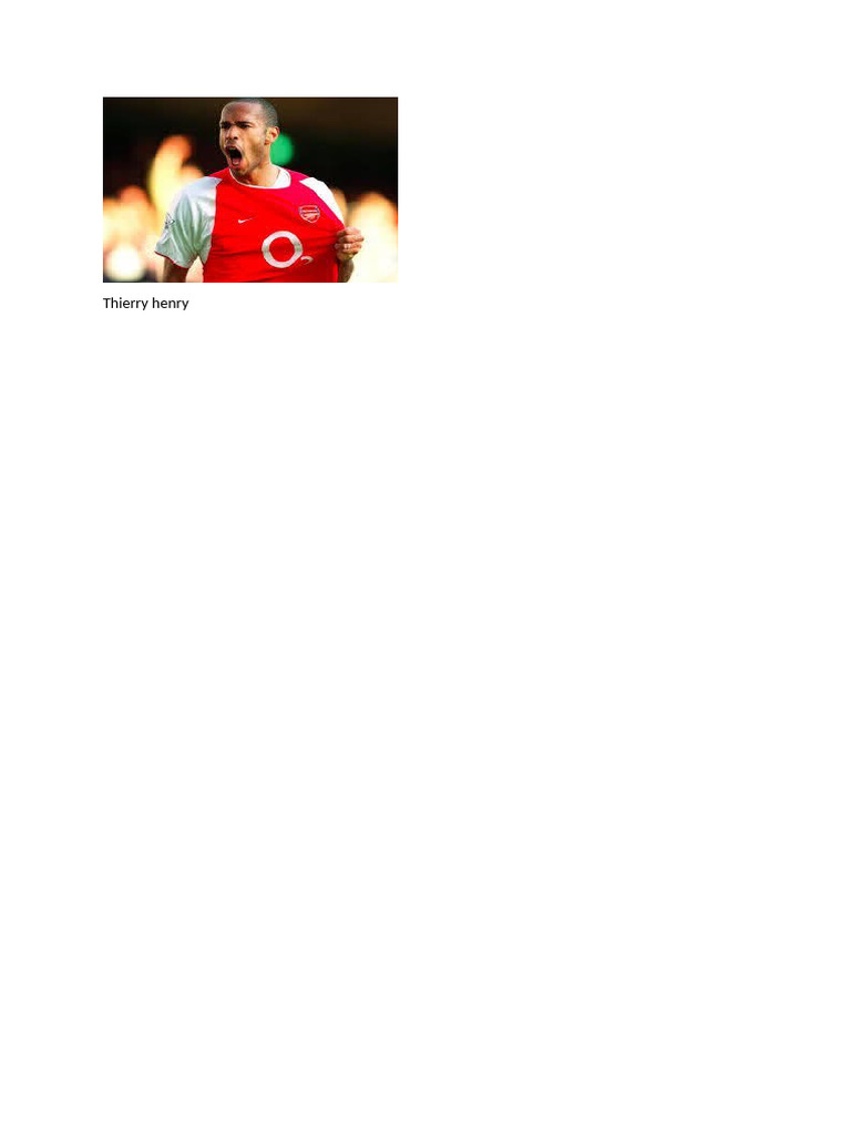Thierry Henry 5 | PDF