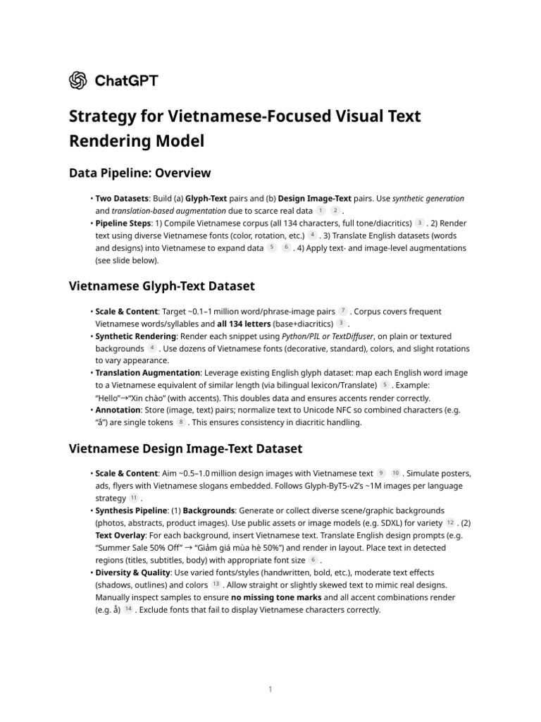 Vietnamese Visual Text Rendering Strategy | PDF | Typefaces | Accuracy ...
