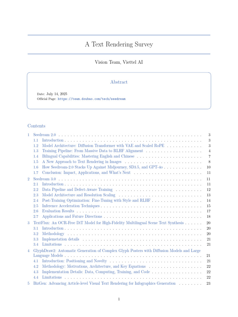 Text Rendering A Survey | PDF | Image Resolution | Learning