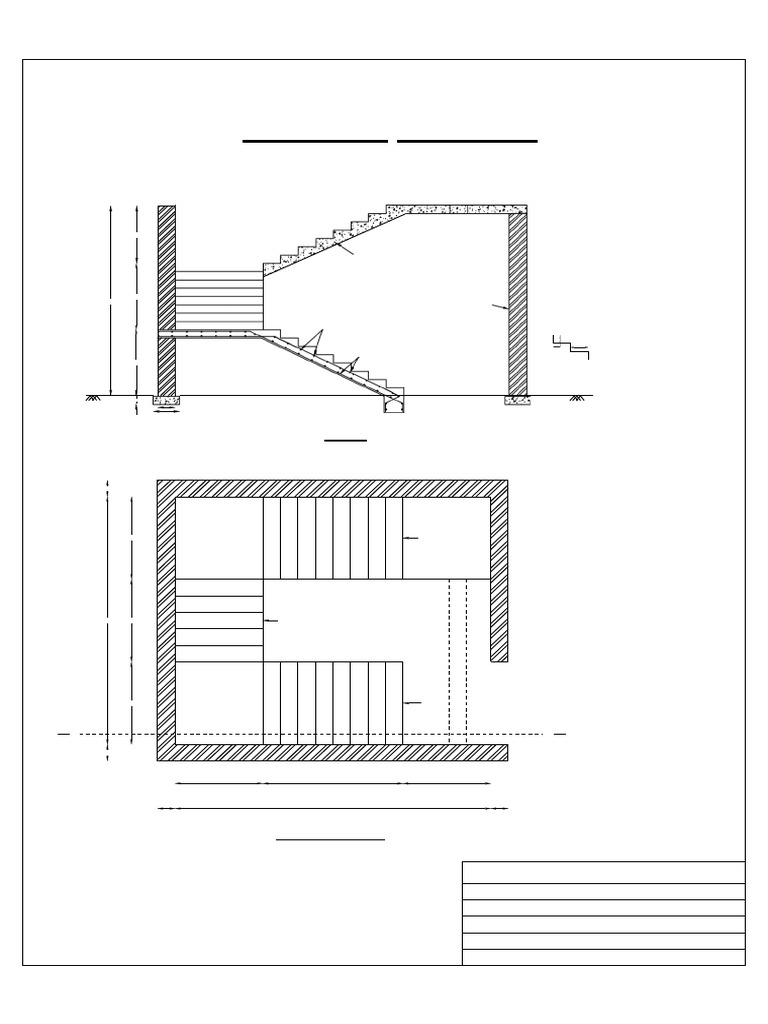 Open Well Staircase v49 Cad (1) (1) - Model | PDF