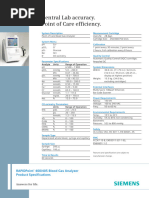 RAPIDPoint 500e V5.1 Spec Sheet - CAD - HOOD05162003207410 | PDF