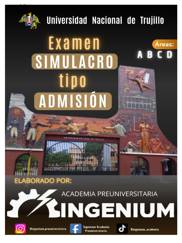 Simulacro Ingenium Area B | PDF | Perfume