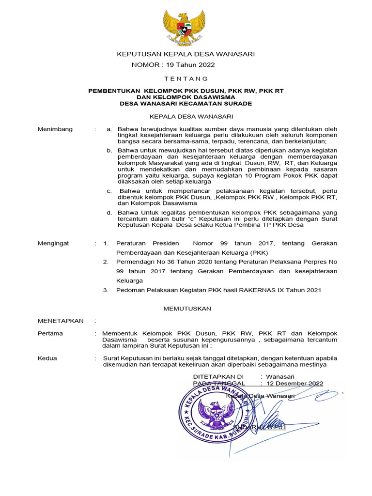 SK PKK | PDF