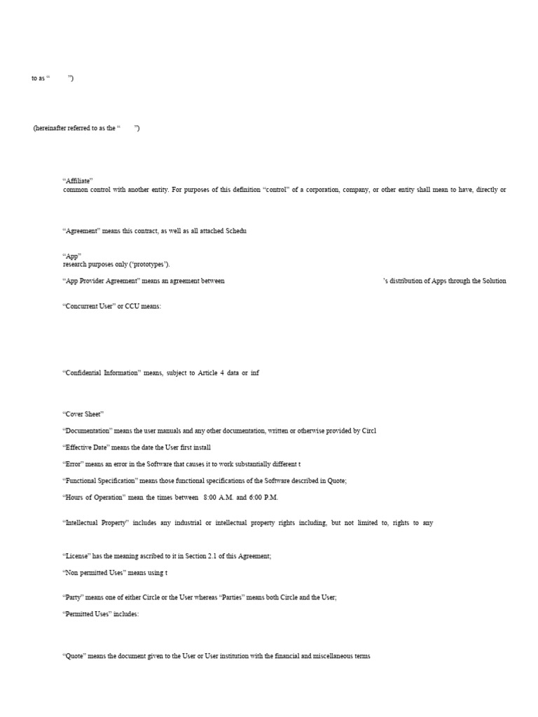 cvi42 Software License Agreement | PDF | Indemnity | Software