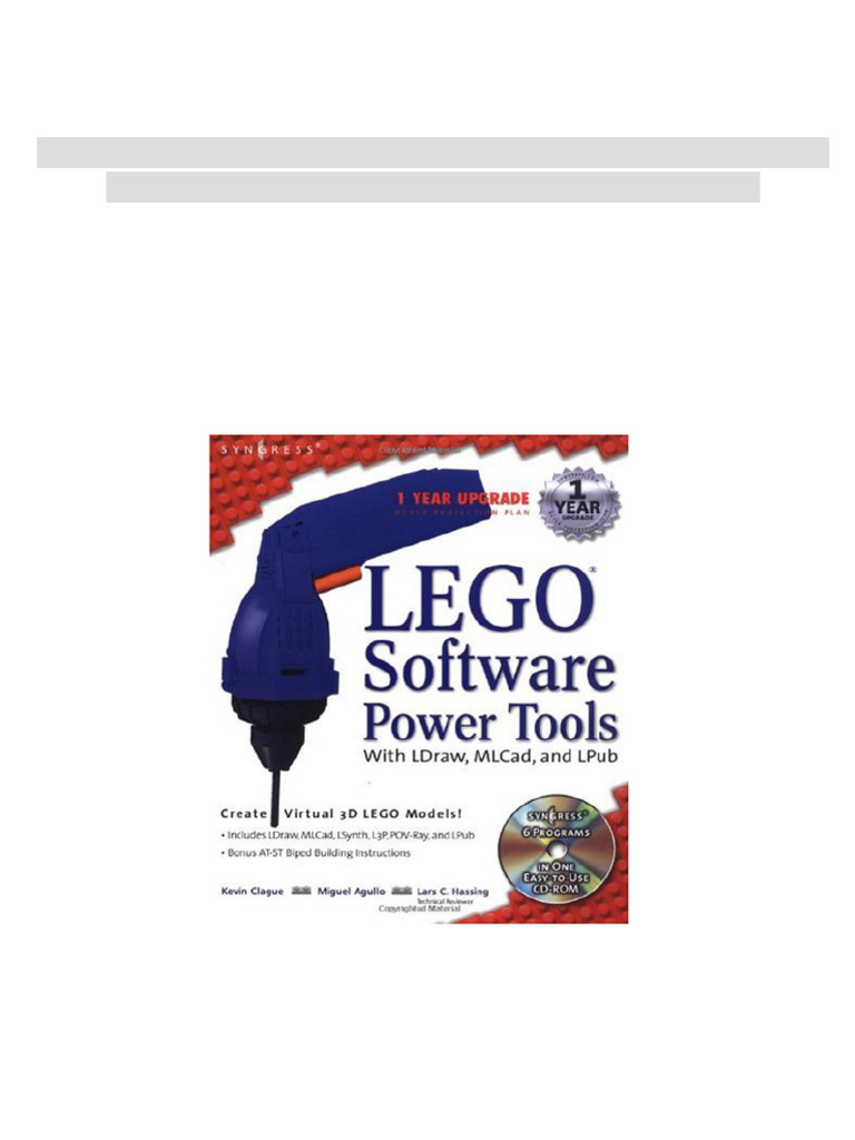 LEGO Software Power Tools With LDraw MLCad and LPub 1st Edition Kevin ...