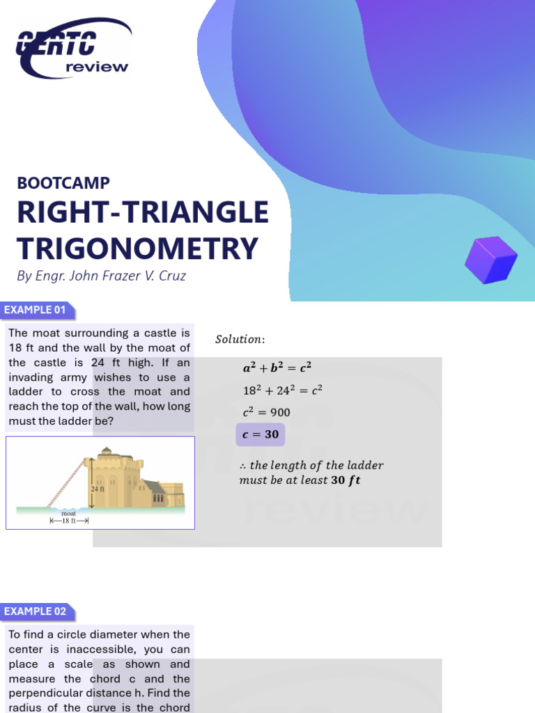 Right Triangle Trigonometry | PDF | Circle | Volcano