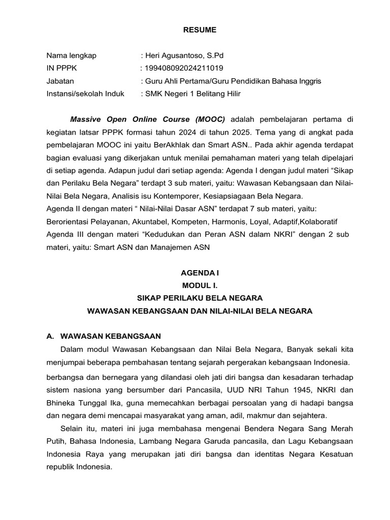 Heri Agusantoso Jurnal PPPK 2025 | PDF