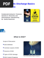 ESD Basics Presentation | PDF | Electrostatic Discharge | Electrostatics