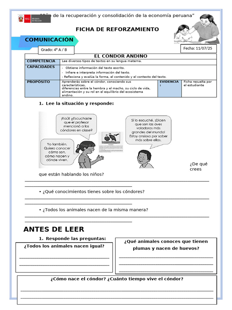 F.ref. Comu Condor Andino | PDF | Aves | Depredación