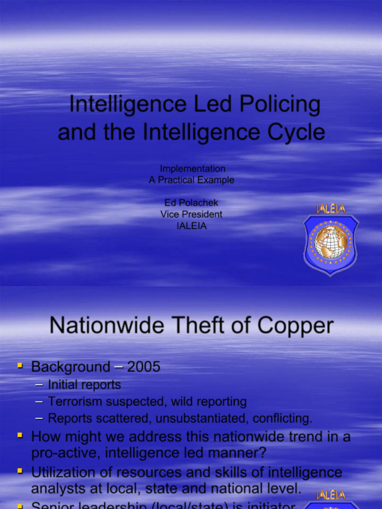 Exposición Ciclo de Inteligencia (Ialeia) | PDF | Intelligence Analysis