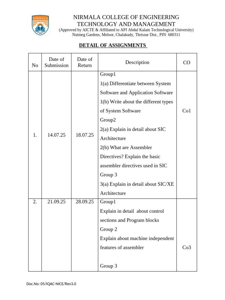 Assignments S5 CSE | PDF