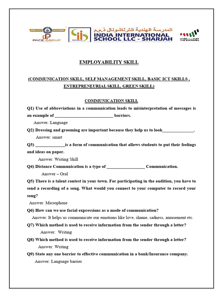 Employability Skill - Full Notes | PDF | Entrepreneurship | Computer File