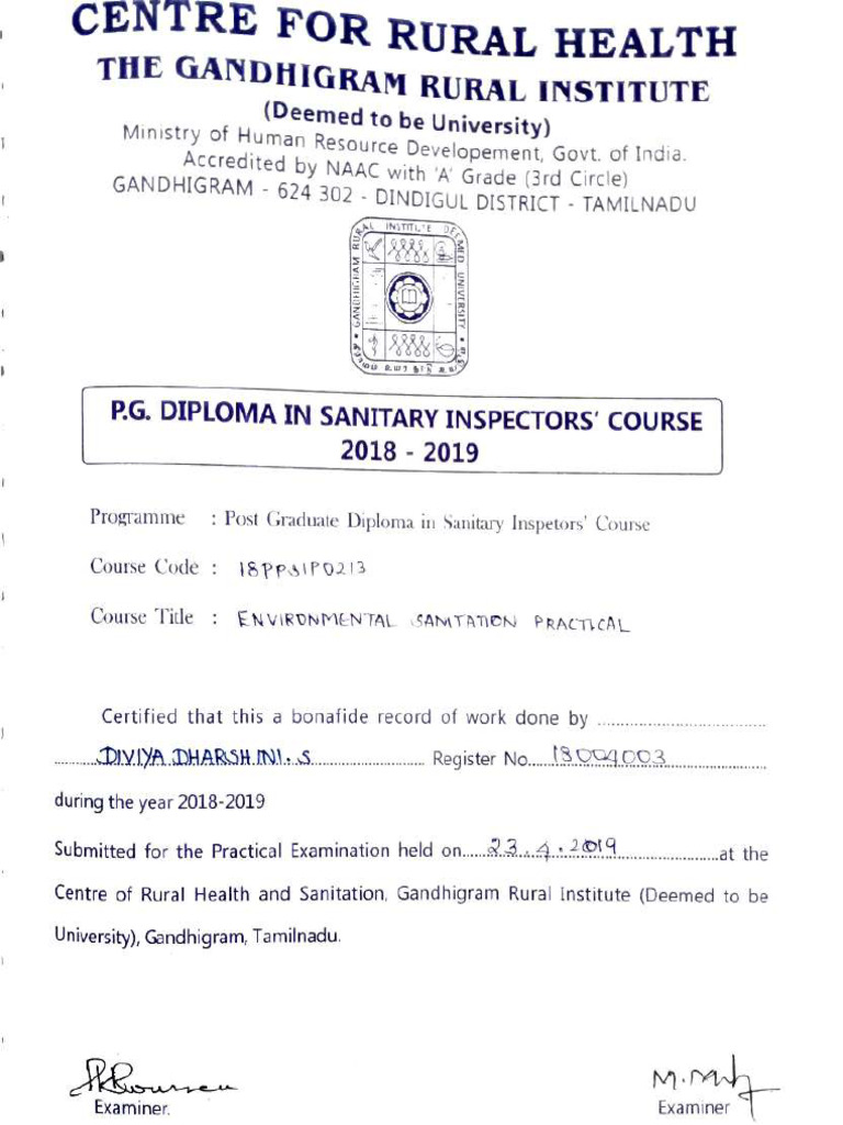 EVs Practical Record | PDF